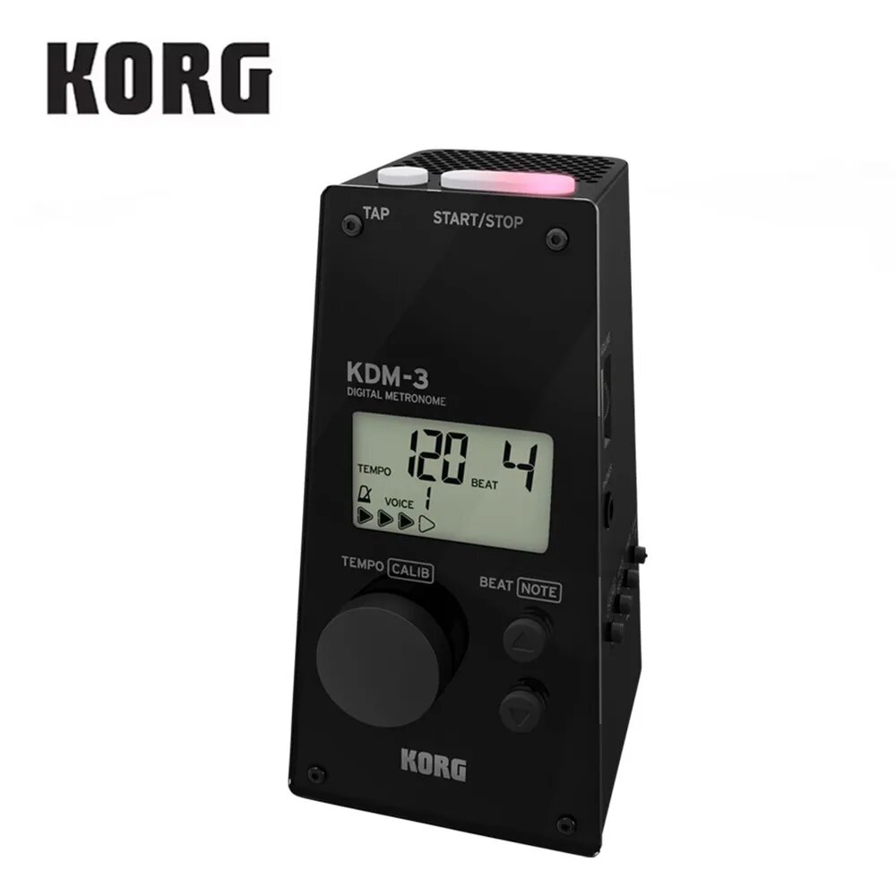 KORG KDM-3 KDM3 Мини Цифровой метронометр, Чёрный