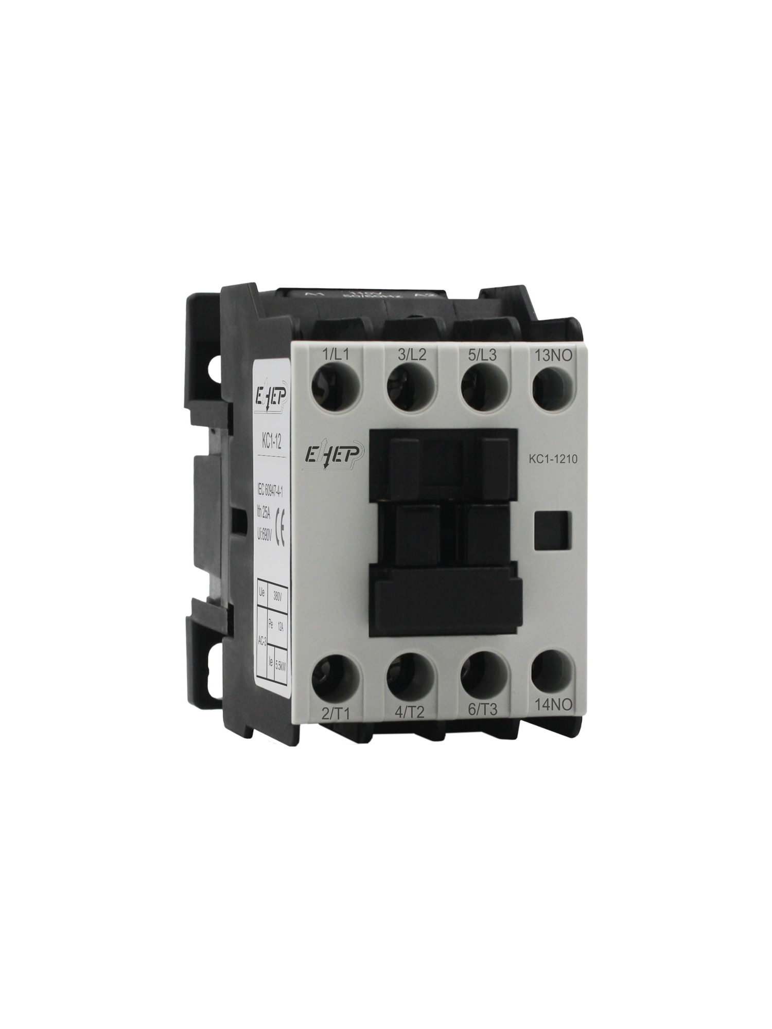 Контактор ENER-R KC1-1210 3P 12A 1NO (Катушка 110V 50/60 Hz)