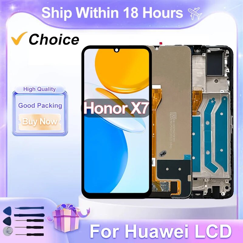 Дисплей LCD С Сенсорным Экраном Для Huawei Honor X7 (CMA-LX2, CMA-LX1, CMA-LX3), Black With Frame