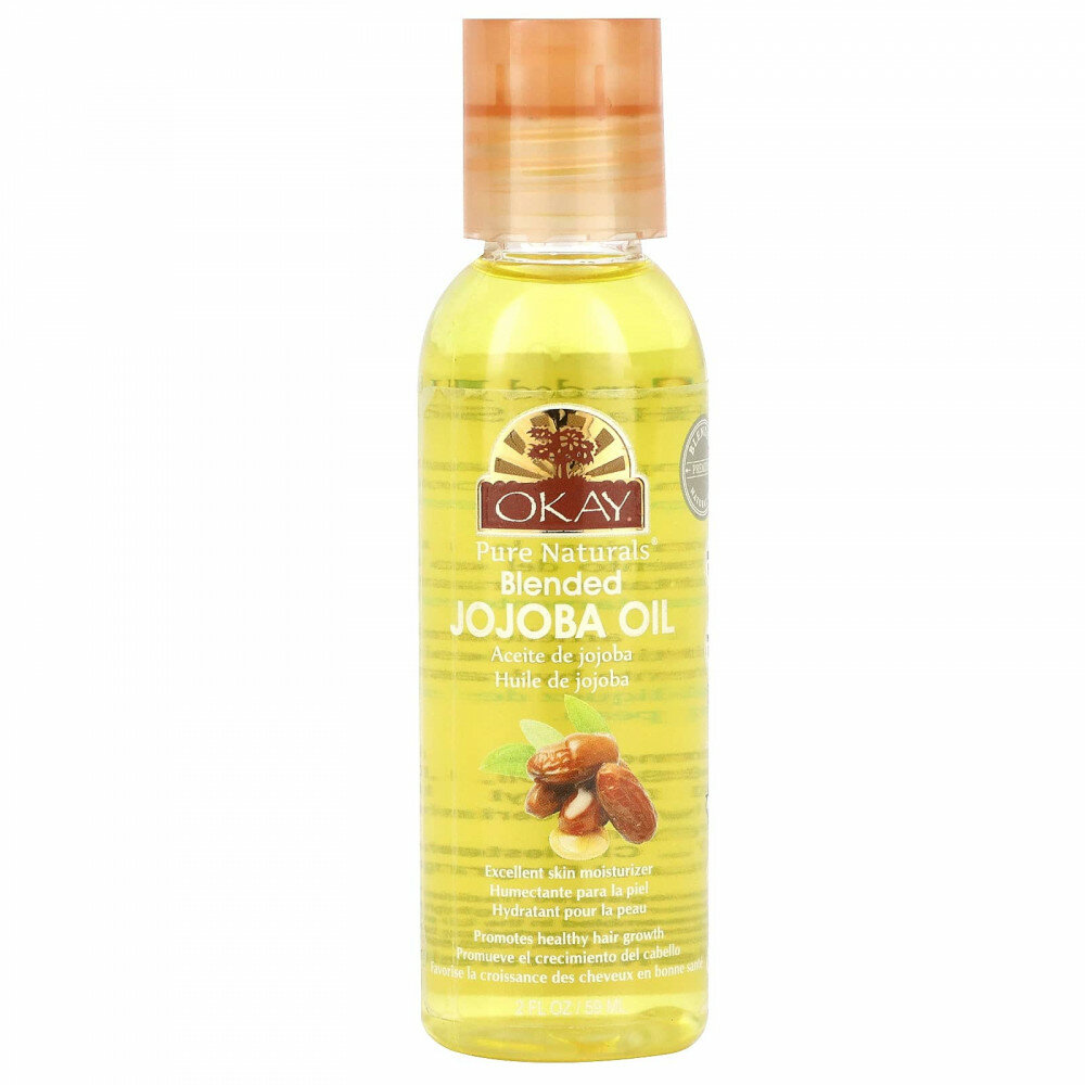 Okay Pure Naturals, Смешанное масло жожоба, 59 мл (2 жидк. Унции)