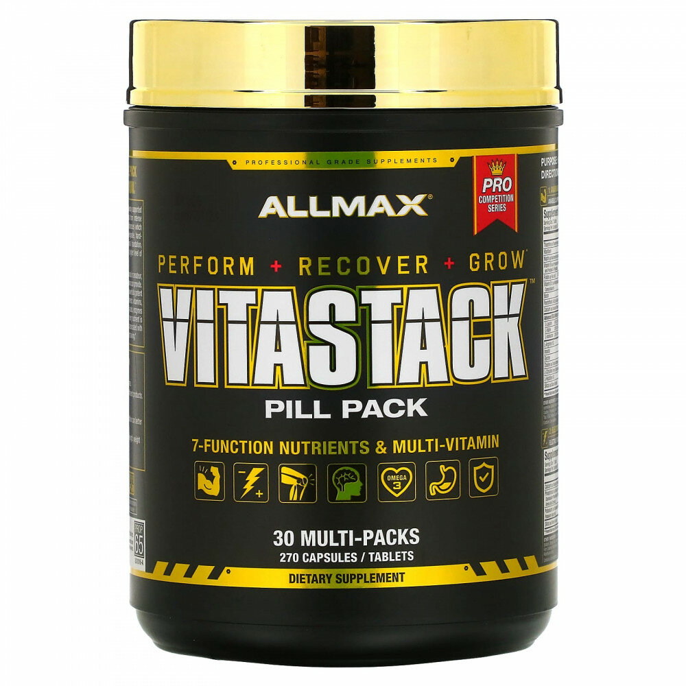 ALLMAX, VITASTACK™, набор таблеток, 30 комплектных упаковок