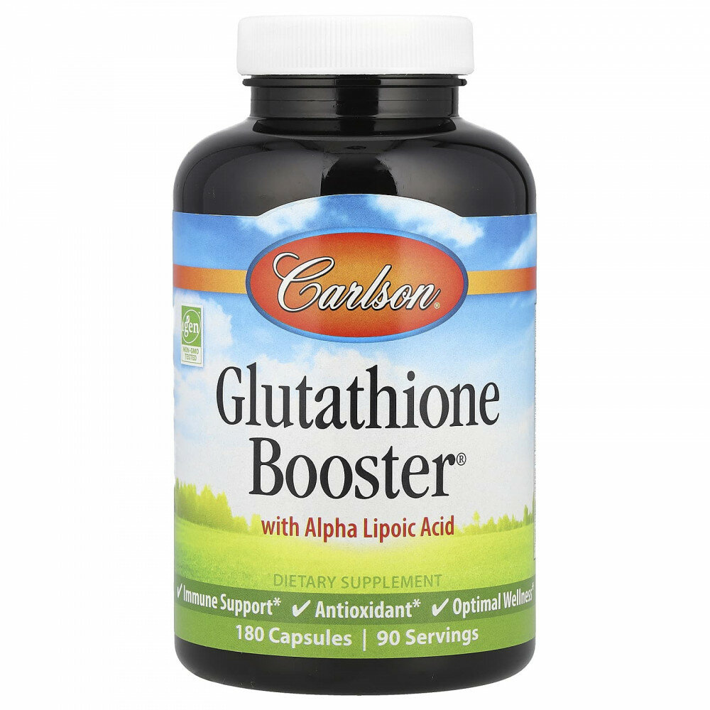 Carlson, Glutathione Booster®, 180 капсул