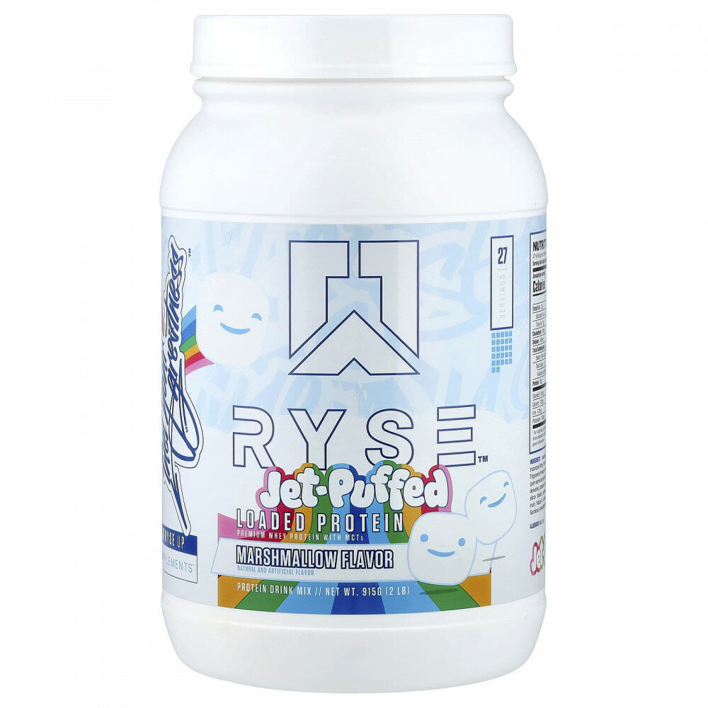 RYSE, Loaded Protein, Jet-Puff, зефир, 915 г (2 фунта)