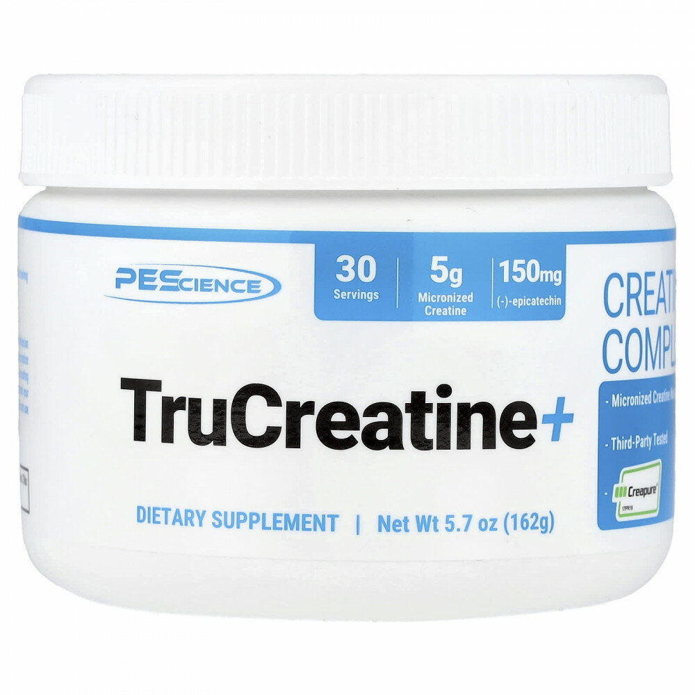 PEScience, TruCreatine+, комплекс с креатином, 162 г (5,7 унции)