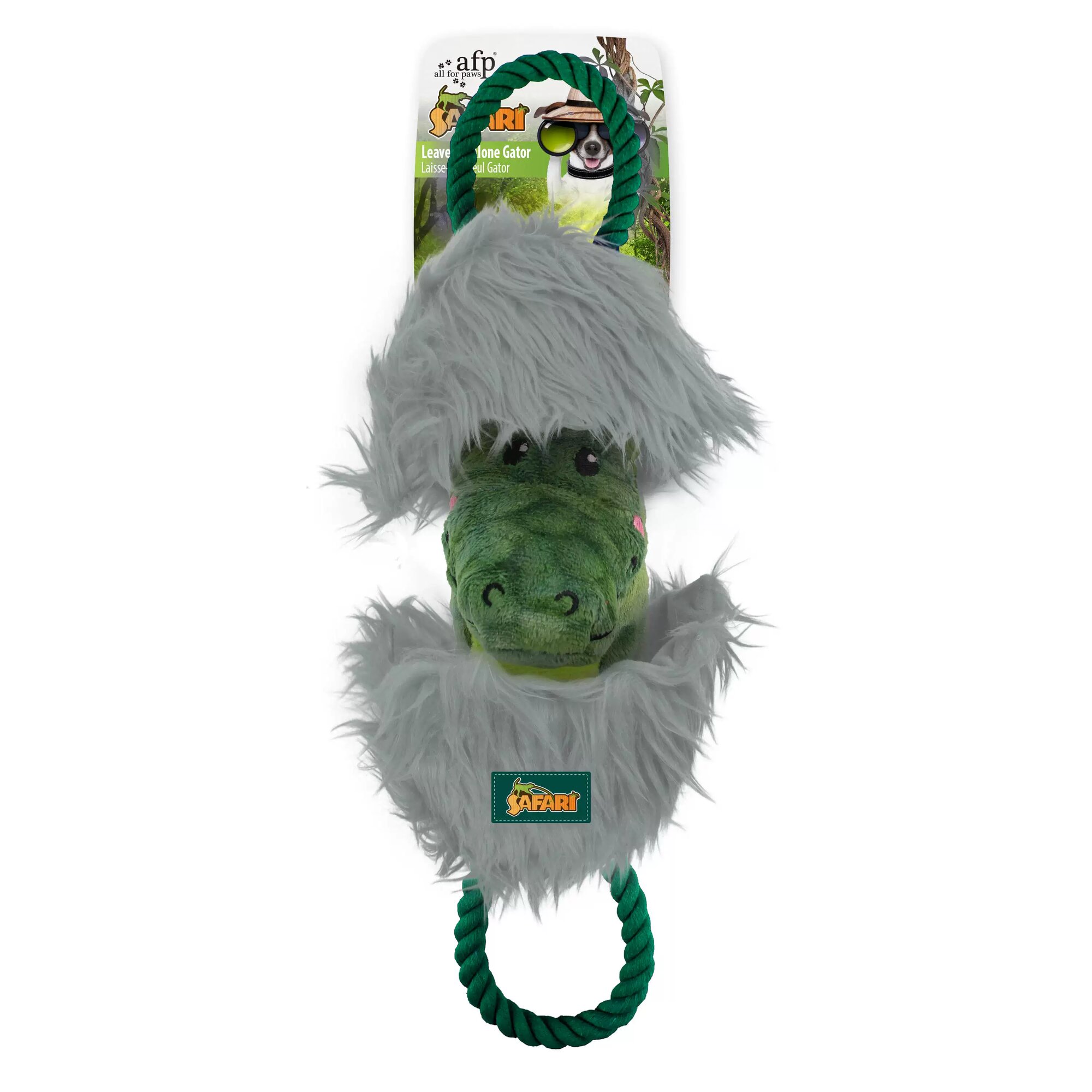 Интерактивная веревочная игрушка для собак с изображением крокодила, прочная и устойчивая к грызению для маленьких и