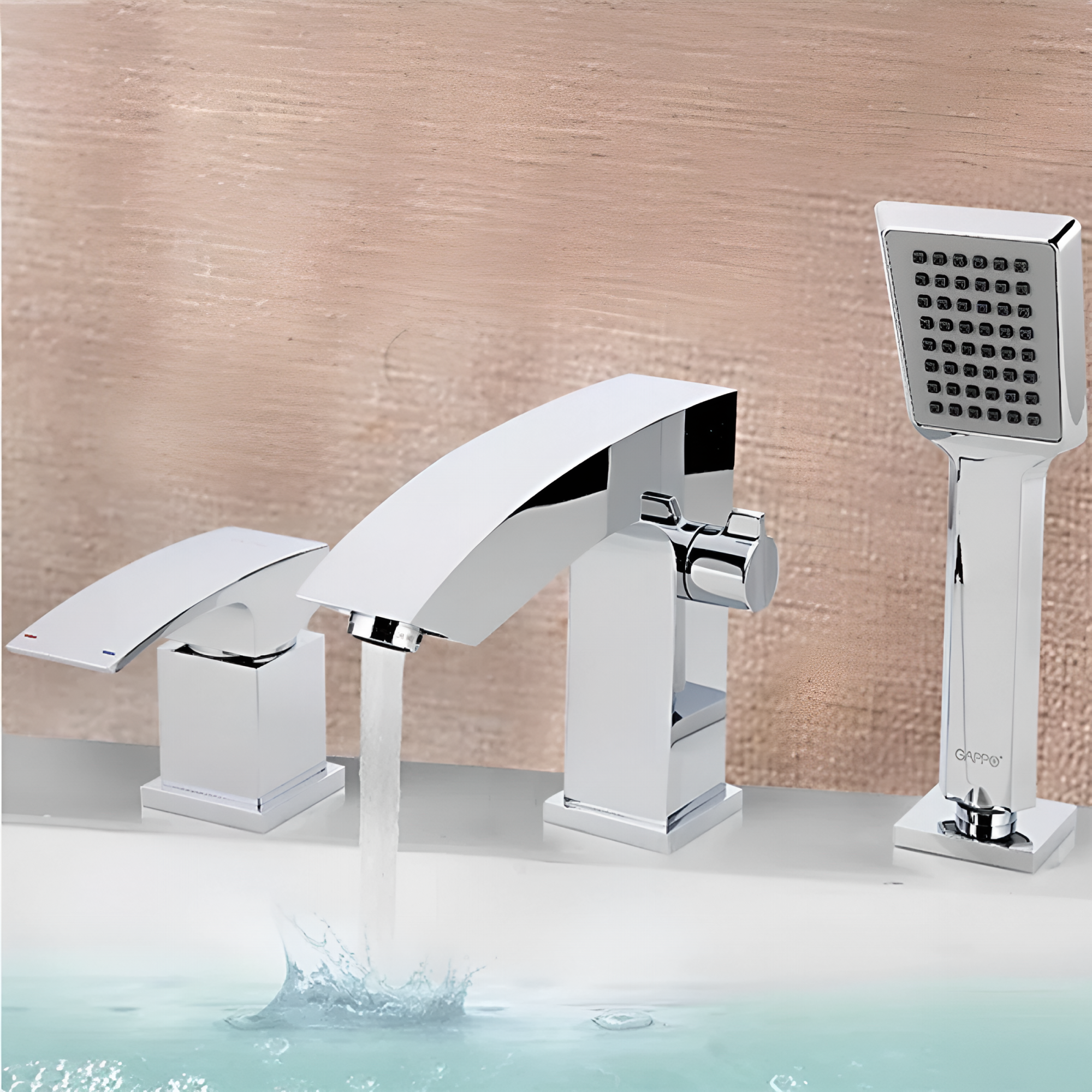 Смеситель на борт ванны Gappo JACOB G1VG10XC7