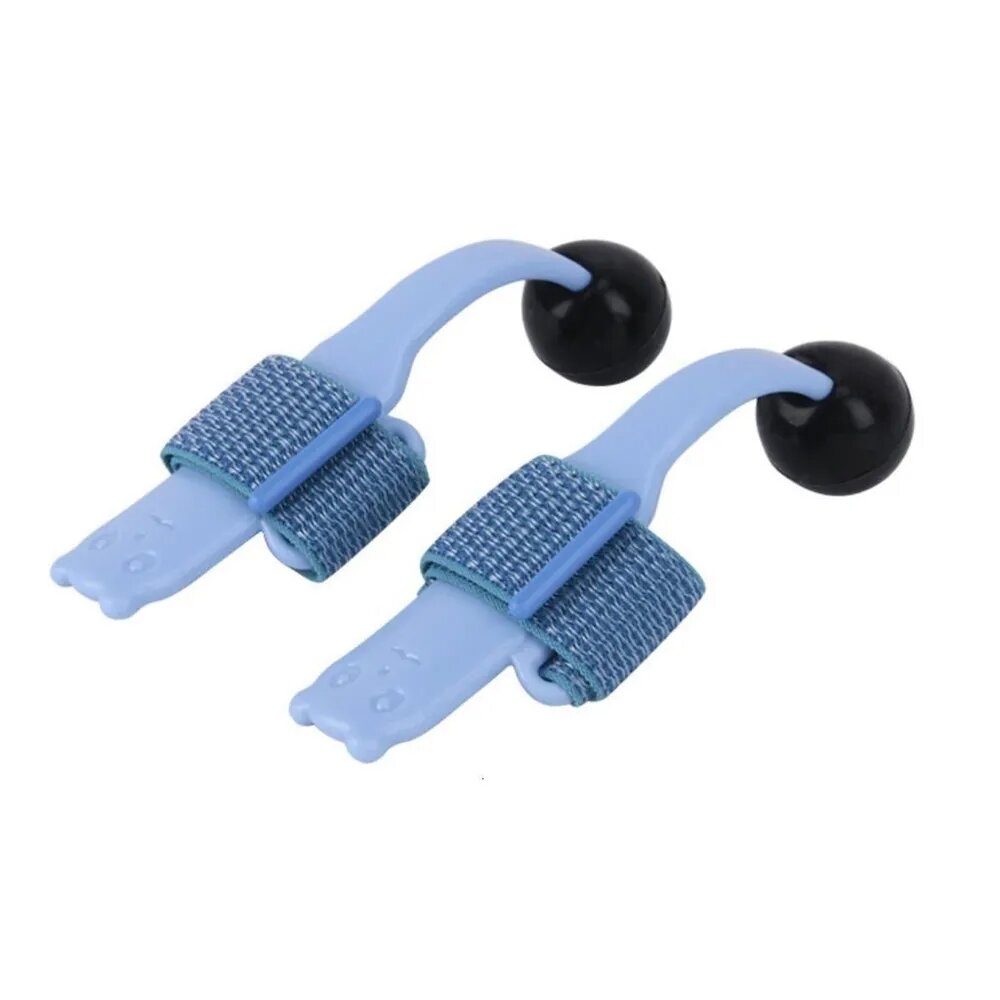 Пара тренажеров для пальцев пианино, коррекция осанки, Синий