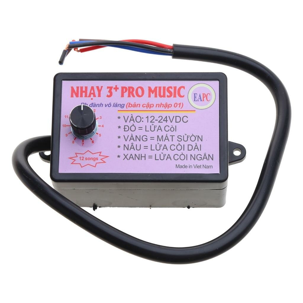 Контроллер звуковых сигналов для автомобиля и лодки, 12 звуков