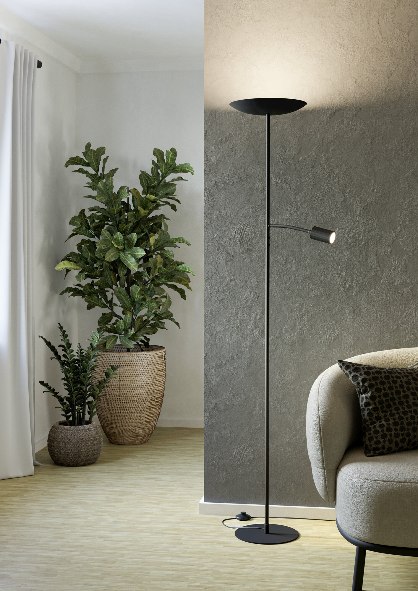 Торшер EGLO CONIVARINO 901977, LED, 2 лампы, сенсорное управление, IP20