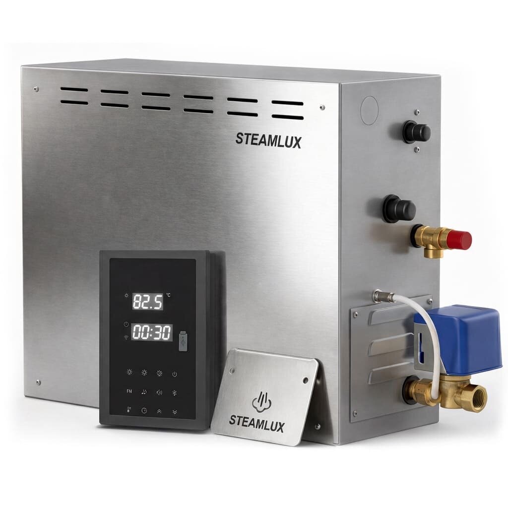 Парогенератор SteamLux PREMIUM c WI-FI 9 кВт для бани, сауны и хамама