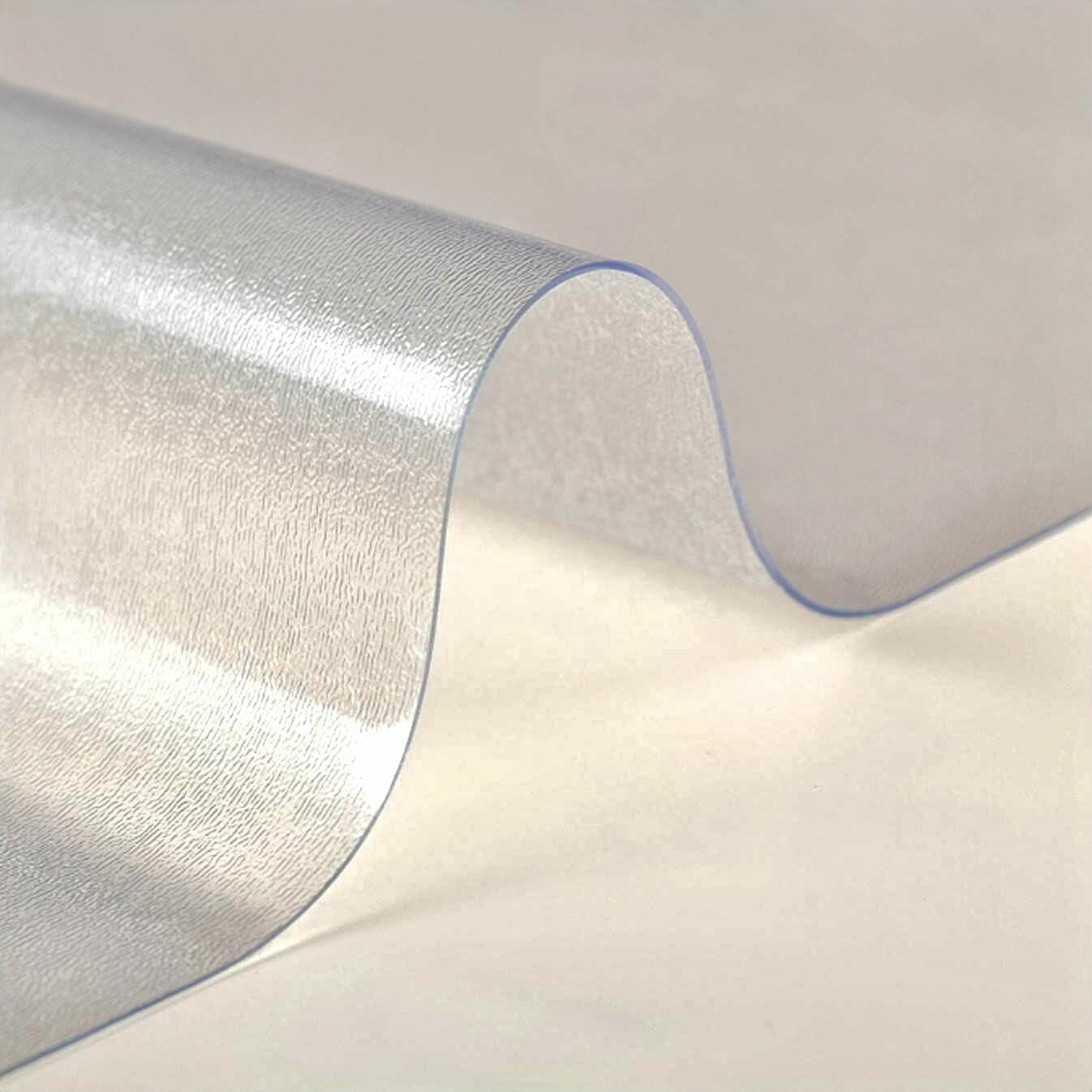 Гибкое стекло на стол EVKKA 180*80 см 2 мм, прямоугольное рифленое, жидкое стекло на стол