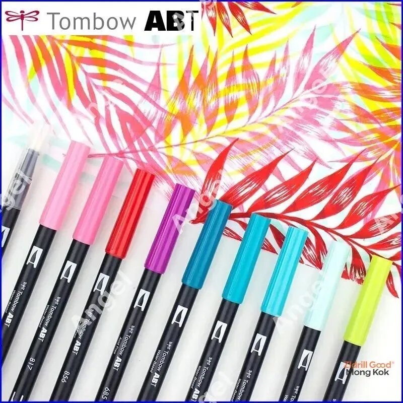 Tombow ABT Dual Brush Pen 772 Rouge Pink Румяная Пудра Брашпен Двусторонний Маркер для Скетчей Китай — фото 1