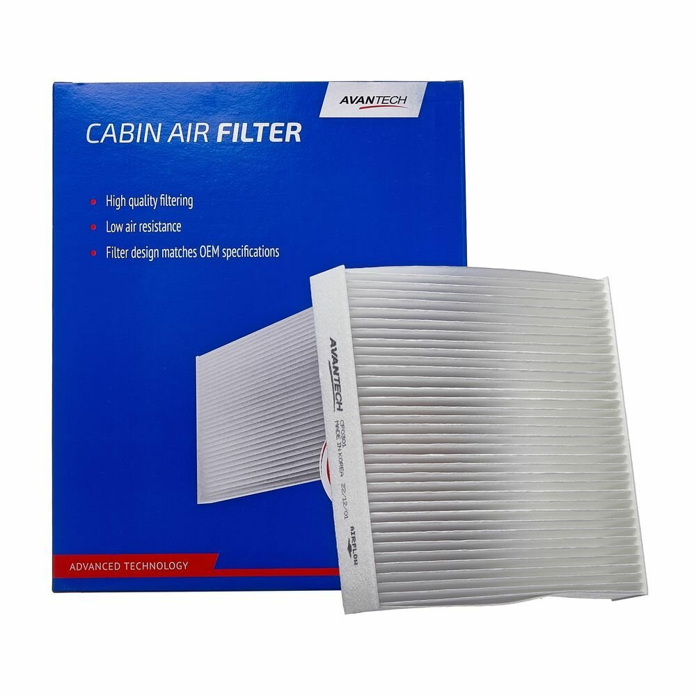 Фильтр салонный, для Дайхацу Мира 2011-2017, Хонда Airwave 2005-2010, Джаз 2002-2008, Сузуки Свифт 2008-2010, Тойота Раш 2008-2016 арт CF0301