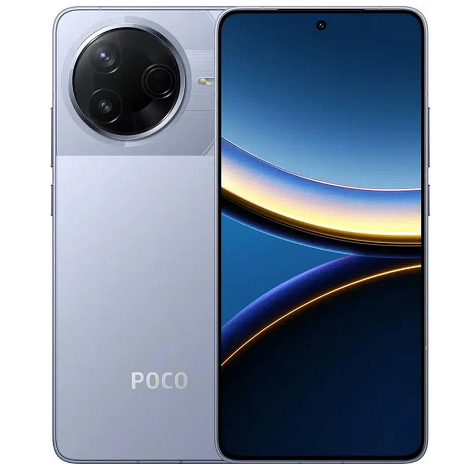Смартфон Xiaomi Poco F7 Pro 5G 16/256 ГБ, Blue,6,67 дюйма Qualcomm Snapdragon 8 Gen3 Поддержка