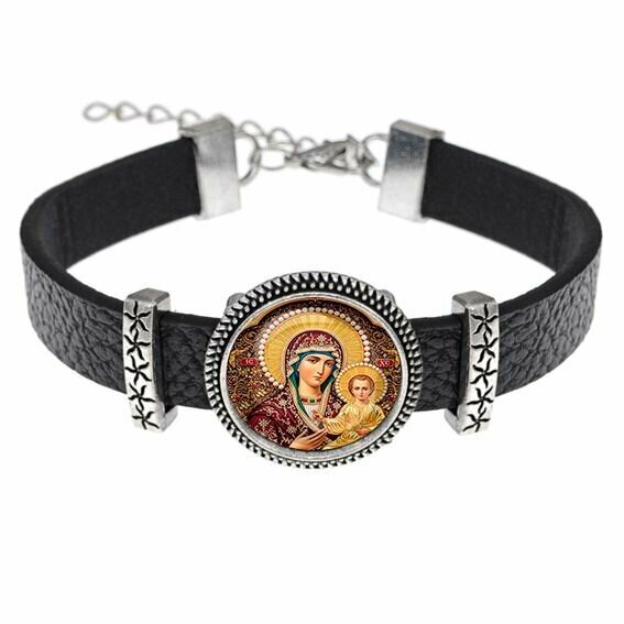 Славянский оберег, браслет, стекло