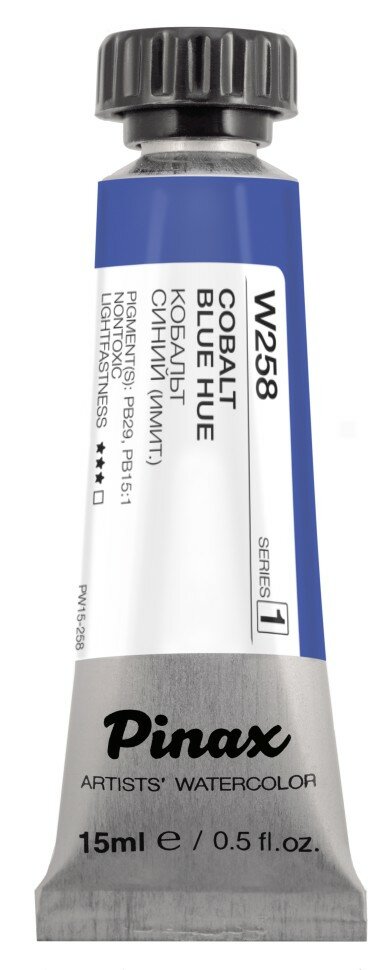 Акварель Кобальт Синий № 258 Pinax Artist's в тубе 15 мл