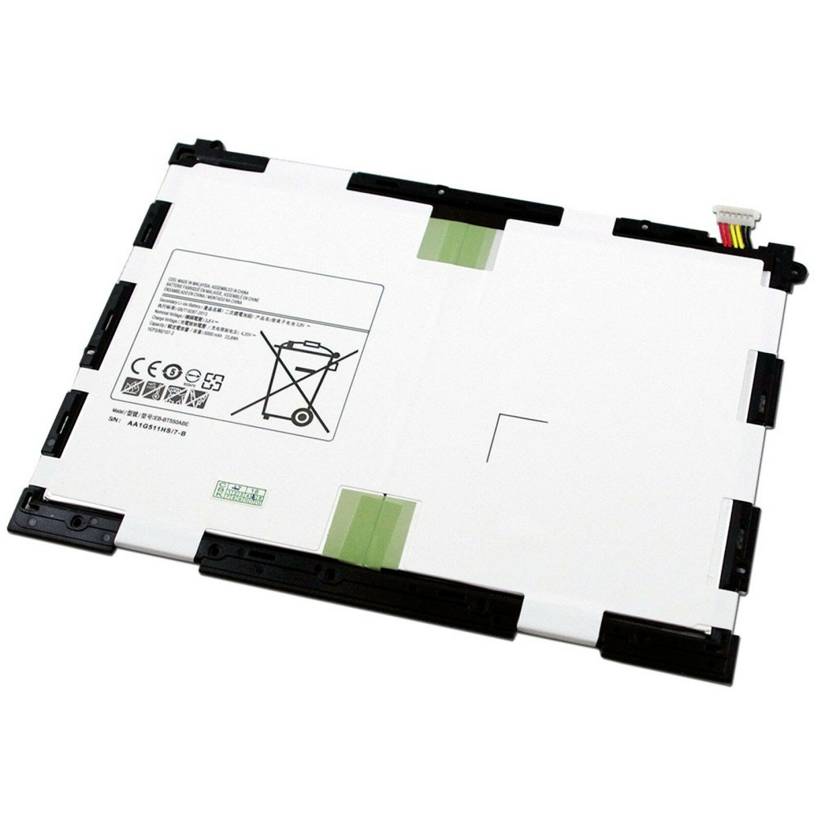 Аккумуляторная батарея MyPads EB-BT550ABE 6000 mAh для планшета Samsung Galaxy Tab A 9.7 SM-T555/T550