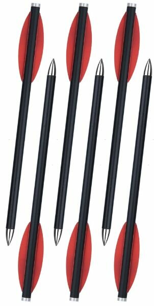 Дротики (болты) для арбалета-пистолета, карбон 6,5" (16,5 см), 6 шт