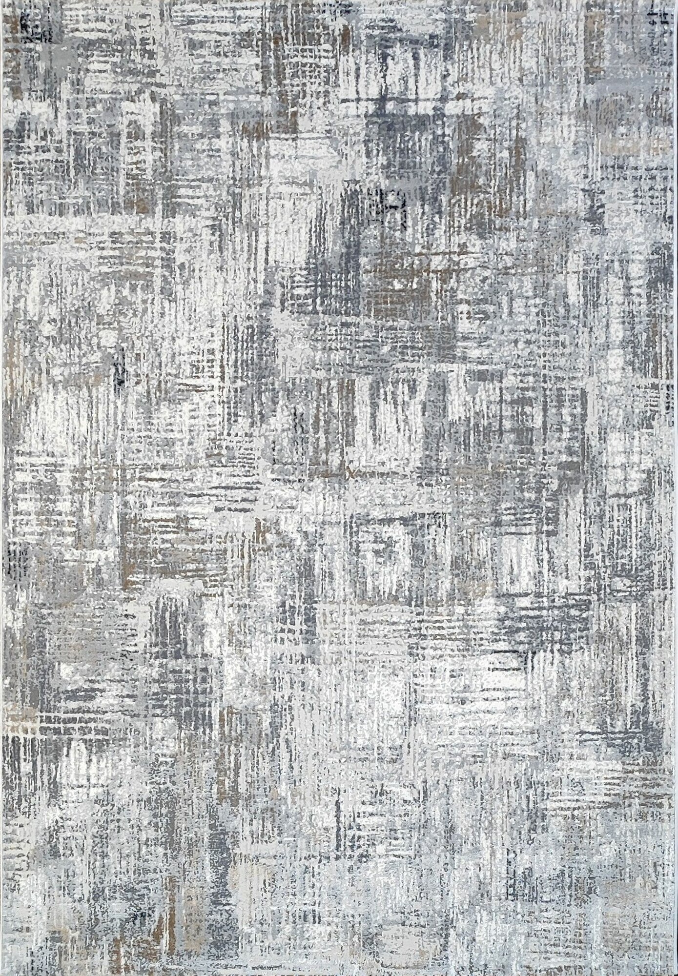 Коврик Venezia Efes, прямоугольный, 80х150, машинная работа, серый