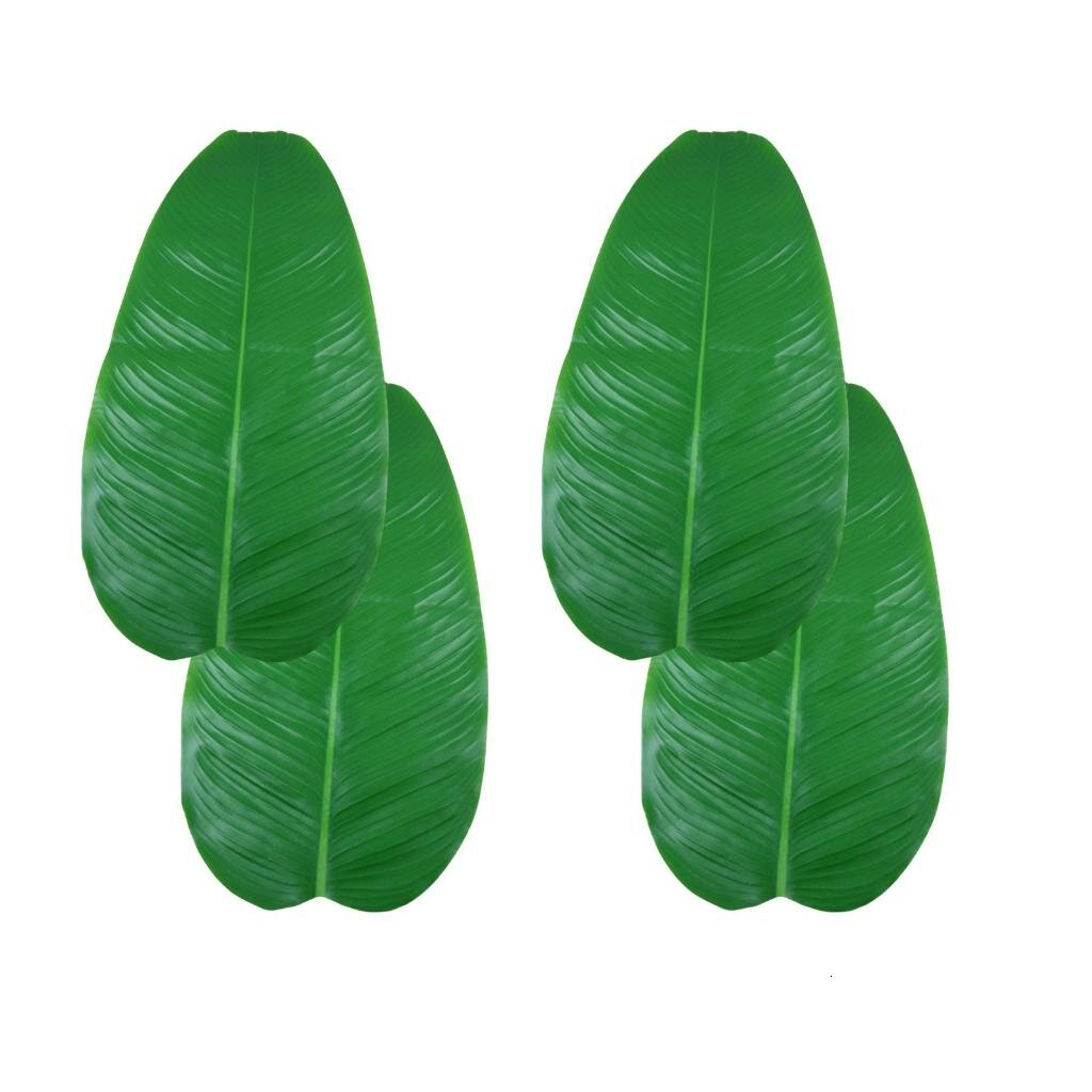 Искусственные банановые листья (4 шт.), XL