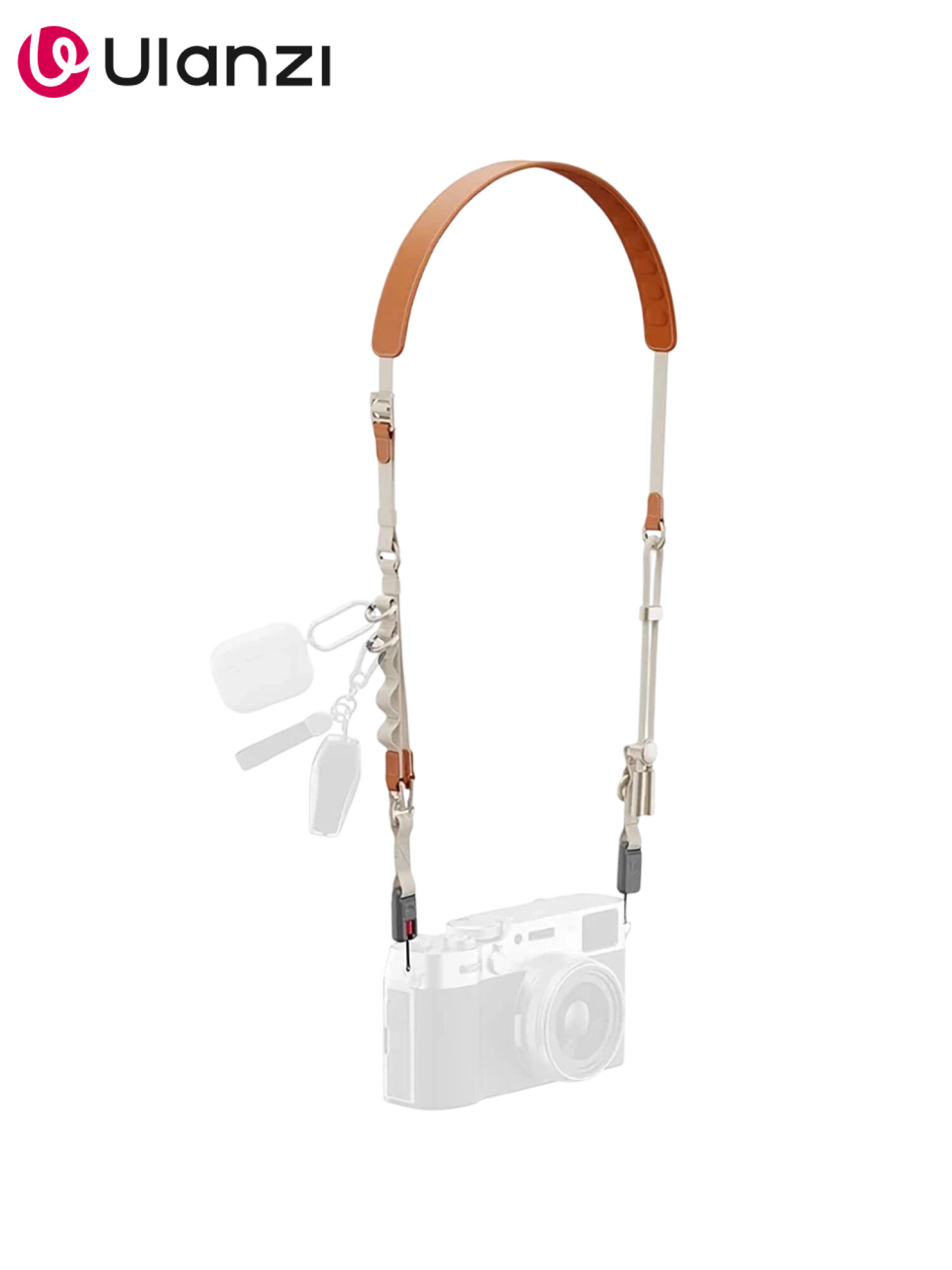 Ремень для камеры Ulanzi YF01 Y-Flex Strap Оранжевый, на каждый день