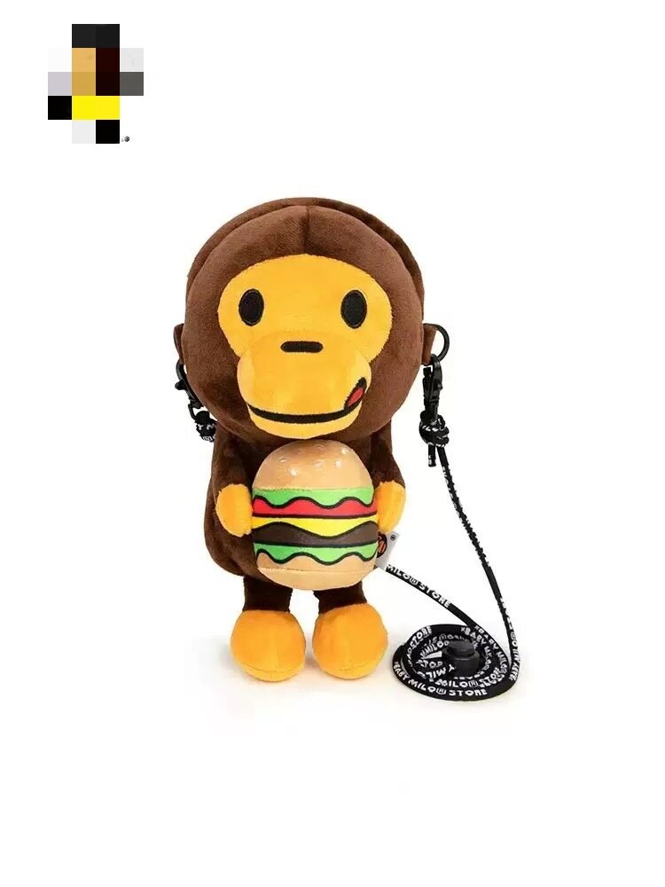 Японский модный бренд bapex milo monkey: детская сумка через плечо, сумка для мобильного телефона, камуфляжная сумка для мобильного телефона, в уличном стиле с мультяшным принтом.