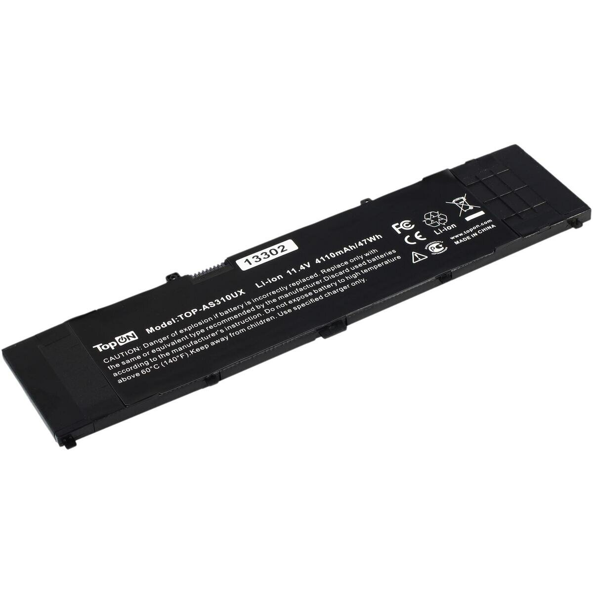 TopON TOP-AS310UX 103190 аккумулятор для ноутбуков Asus (Li-Ion, 11.4V, 4110mAh, 47Wh)