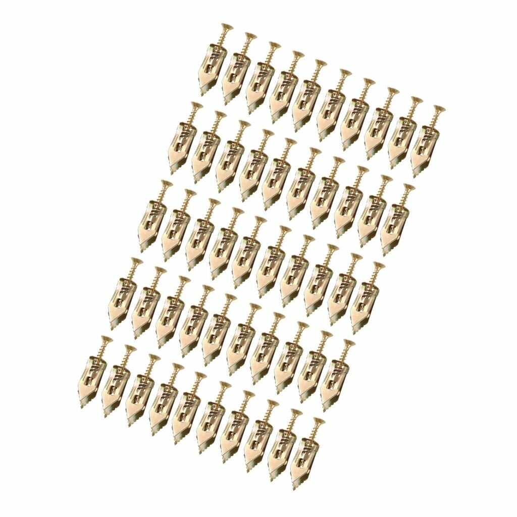 Самосверлящие дюбели для гипсокартона, 50 комплектов