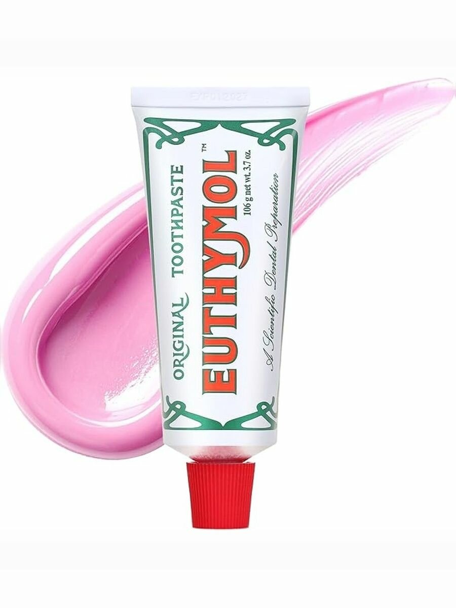 Зубная паста Eutymol, классическая, антибактериальный эффект, без фтора, 106 г
