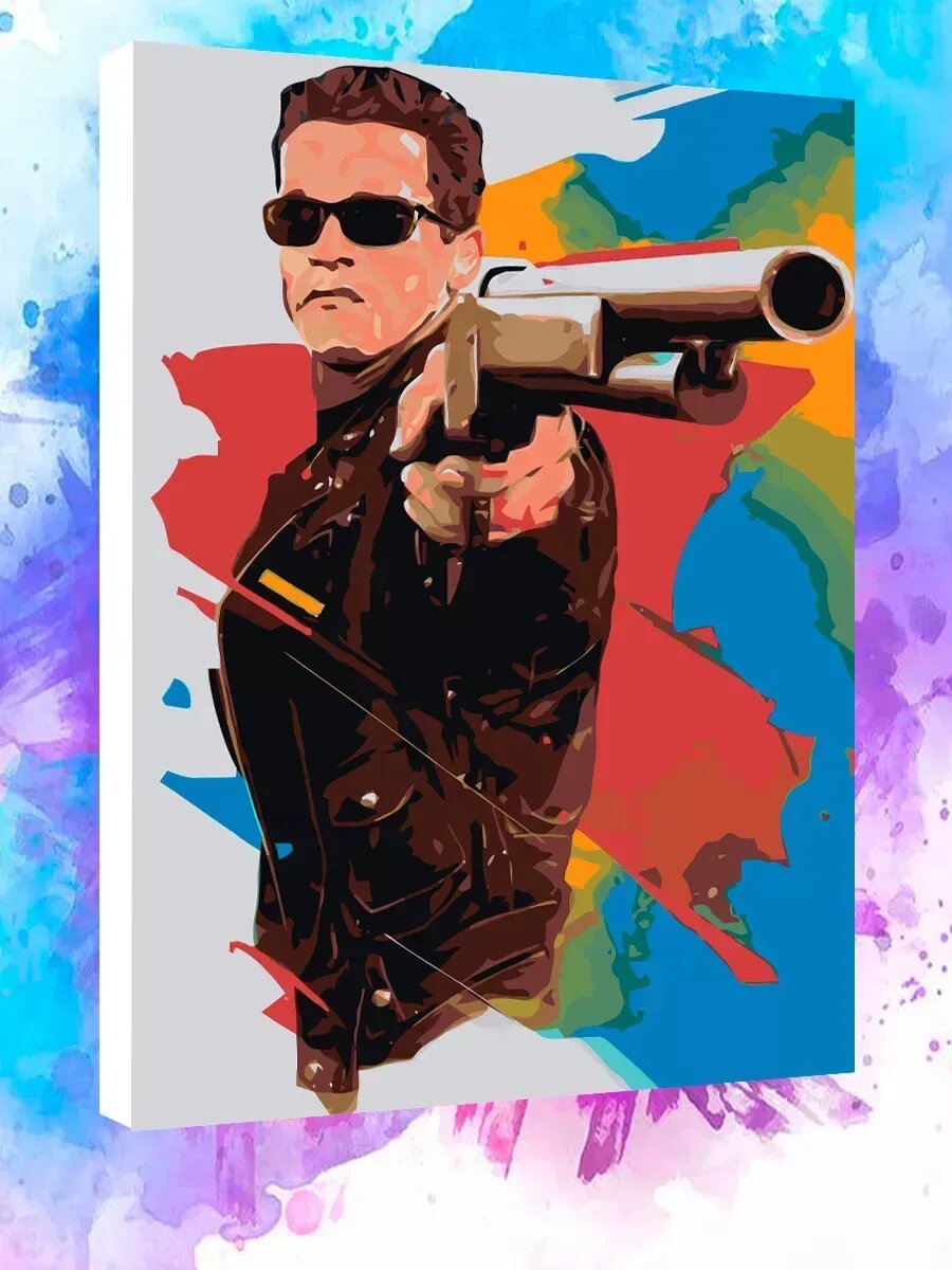 Картина по номерам Терминатор Terminator Кино