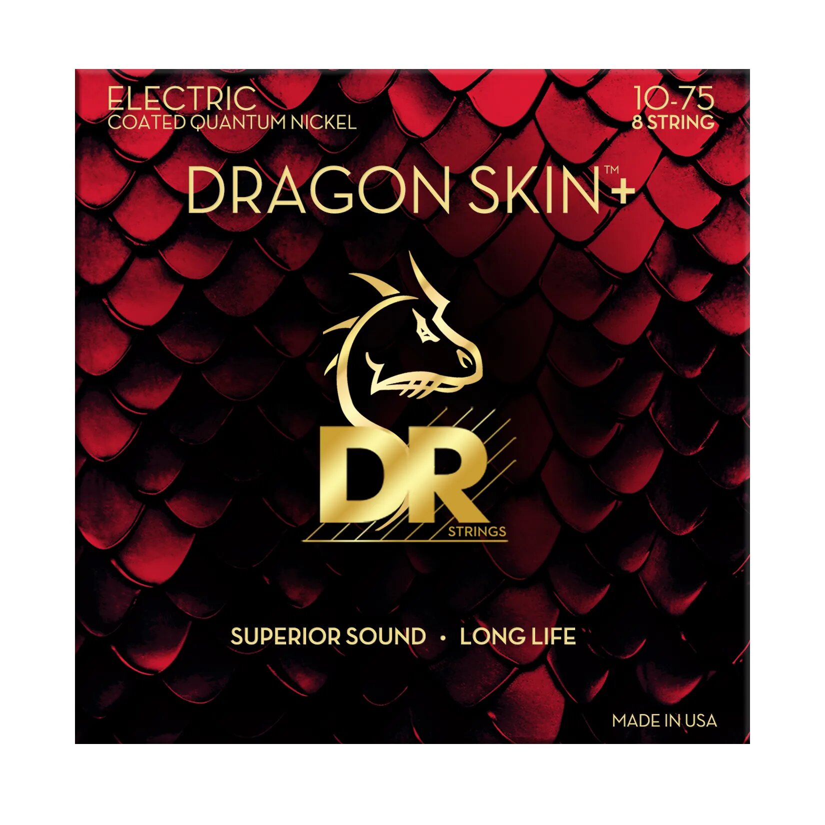 Струны для электрогитары DR DEQ-8/10