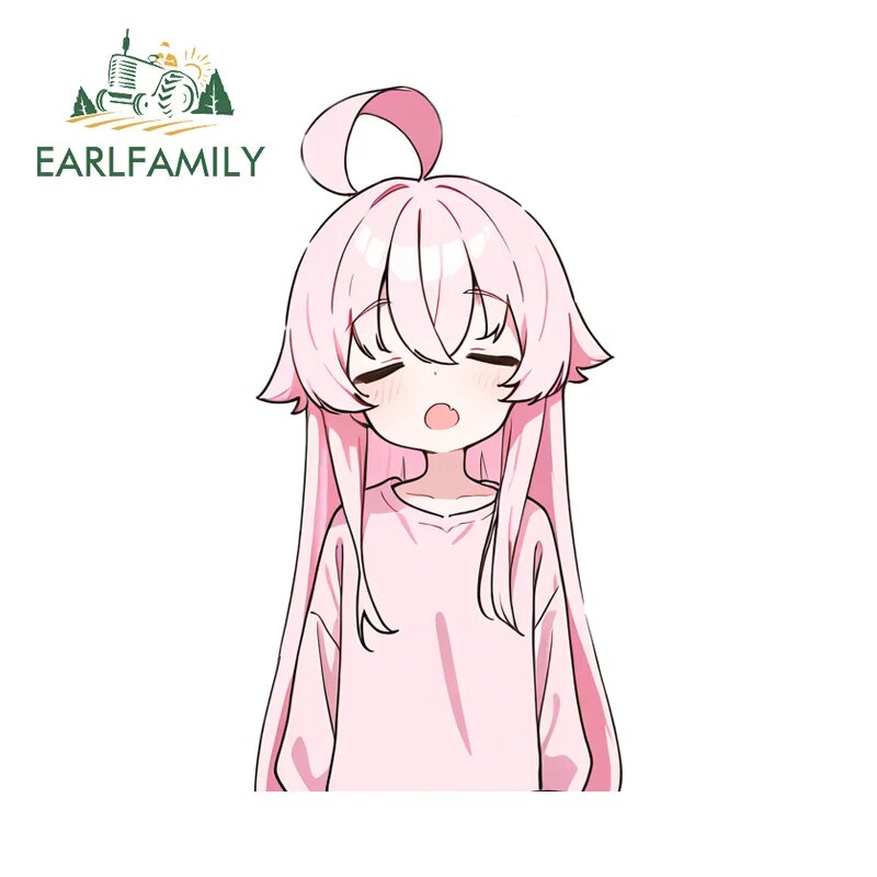 EARLFAMILY милая наклейка Takanashi Hoshino для сна, милый мультяшный компьютерный холодильник, наклейка, окклюзия, царапины, простые граффити