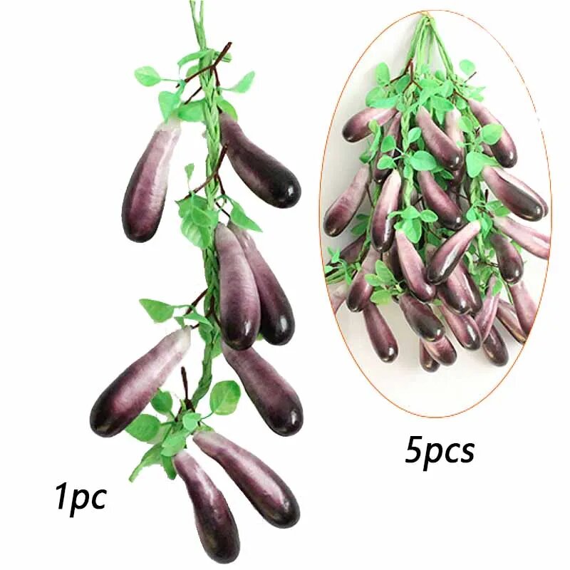 Искусственные овощи и фрукты из пенопласта Фиолетовый, Eggplant