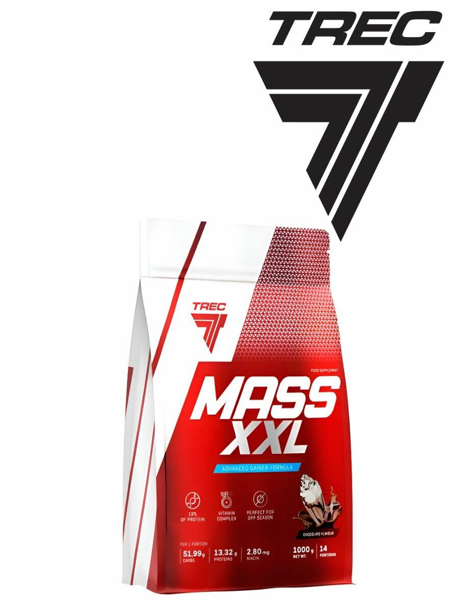 Гейнер Trec Nutrition Mass XXL 1000 г Шоколад