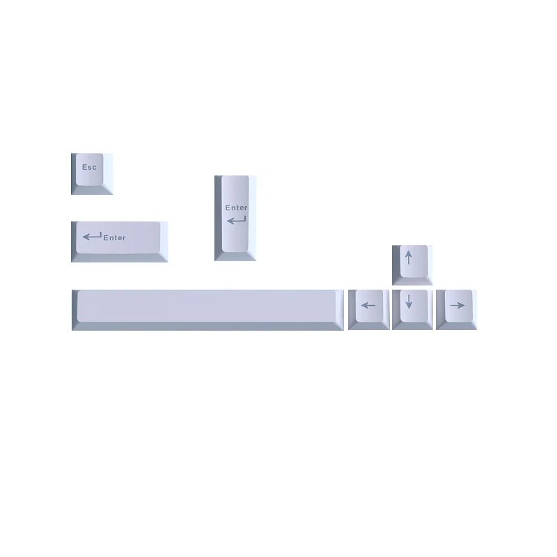 Дополнительные клавиши Skyloong Cherry Profile 8 PBT для механических клавиатур Cloud Lake White