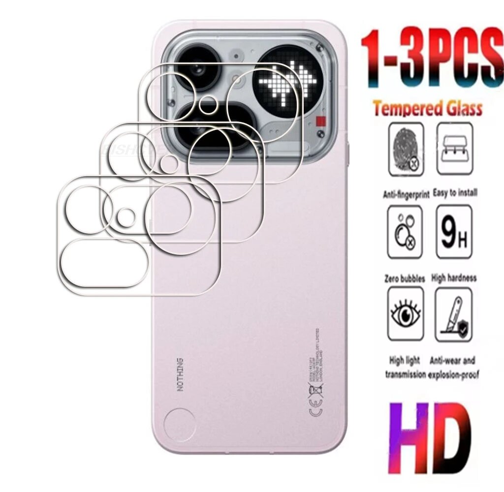 1-3 шт. 3D 9H защитная пленка для камеры Nothing Phone 4a Pro Only 1 Lens piece, Phone (4a) Pro