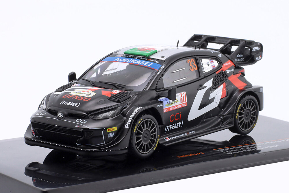 Модель коллекционная Toyota gr yaris RALLY1 hybrid #33 "toyota gazoo racing wrt" evans/martin 1 место rally japan 2024