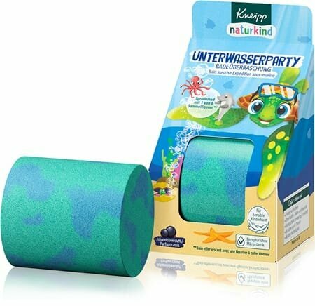 Бомбочка для ванны Kneipp Naturkind Underwater Party, разноцветный, 1 шт