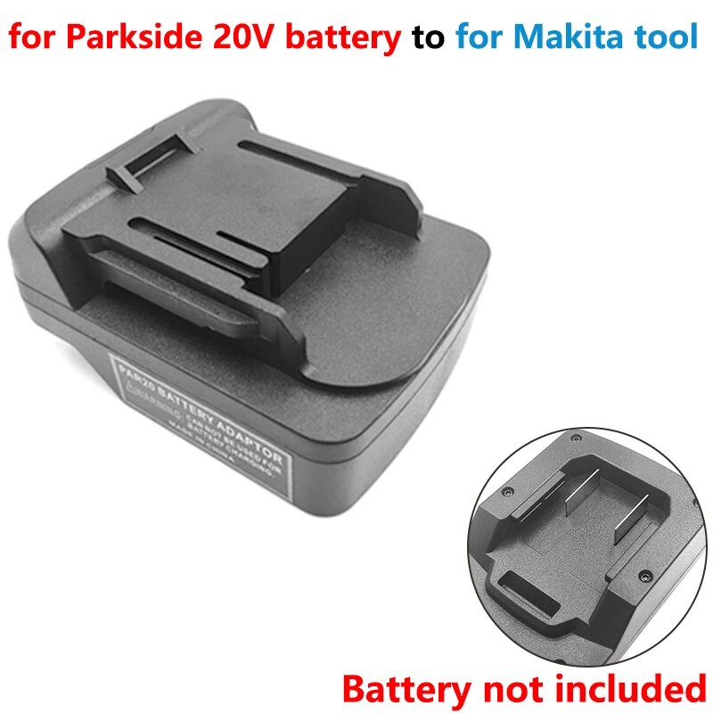 Адаптер для аккумулятора Parkside 20V к инструментам Makita/Bosch/Dewalt/Milwaukee For Makita