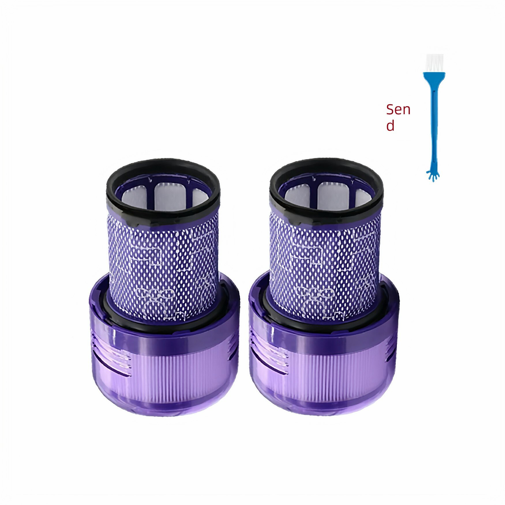 Подходит для фильтров пылесосов Dyson серии V12, фильтрующие элементы SV20/SV34/SV35/SV46, аксессуары. 2 фильтра и