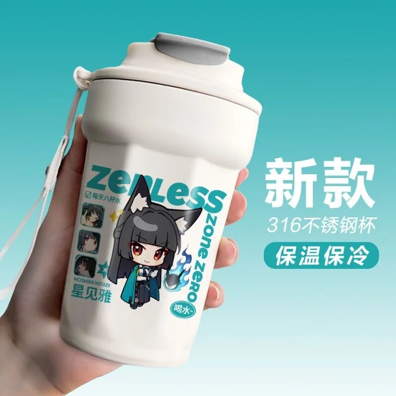 Термос-чашка Zenless Zone Zero, Цвет: WE-Hoshimi Miyabi