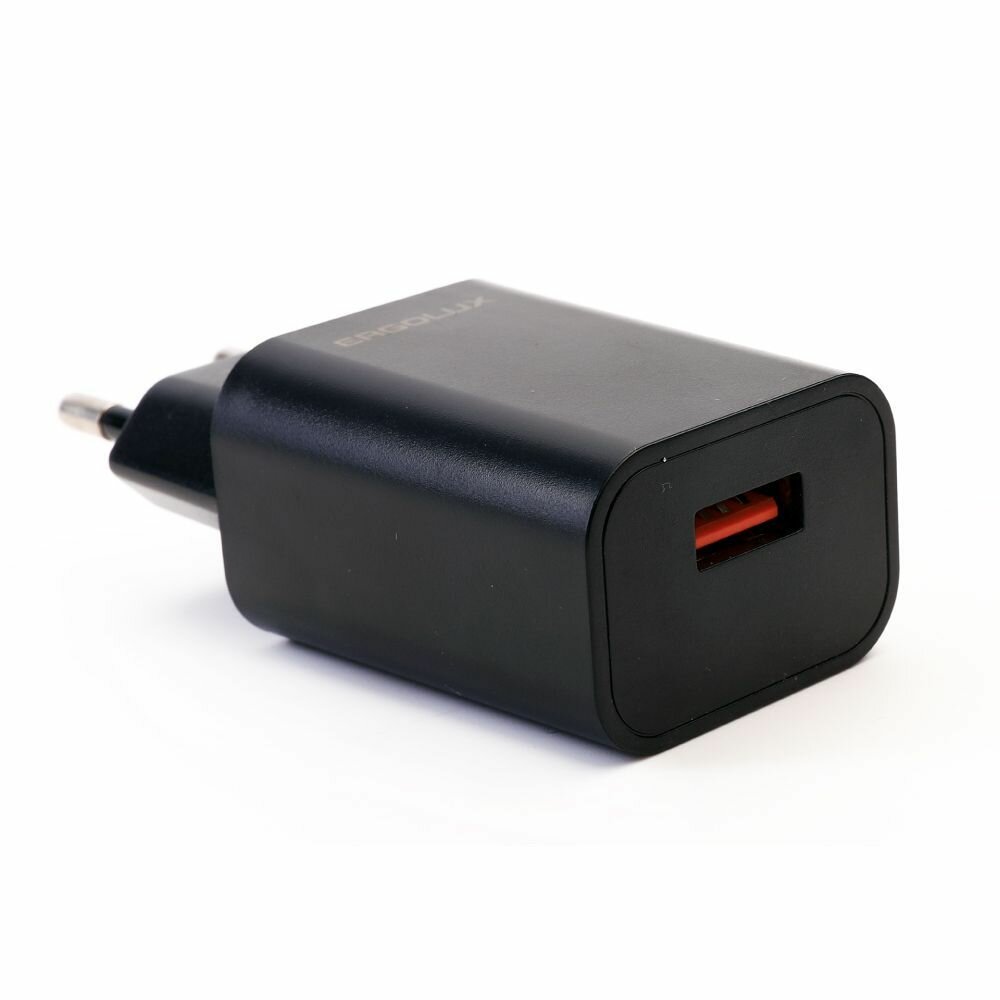 Зарядное устройство для телефона, сетевой адаптер 10 Вт, СЗУ с разъемом USB, черный