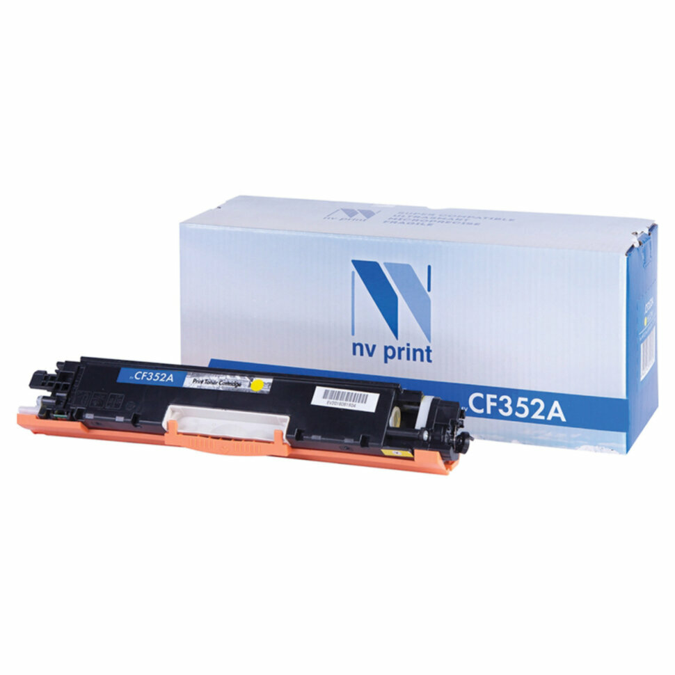 Картридж лазерный NV PRINT (NV-CF352A) для HP LJ M176n/ M177fw, желтый, ресурс 1000 страниц, 363285