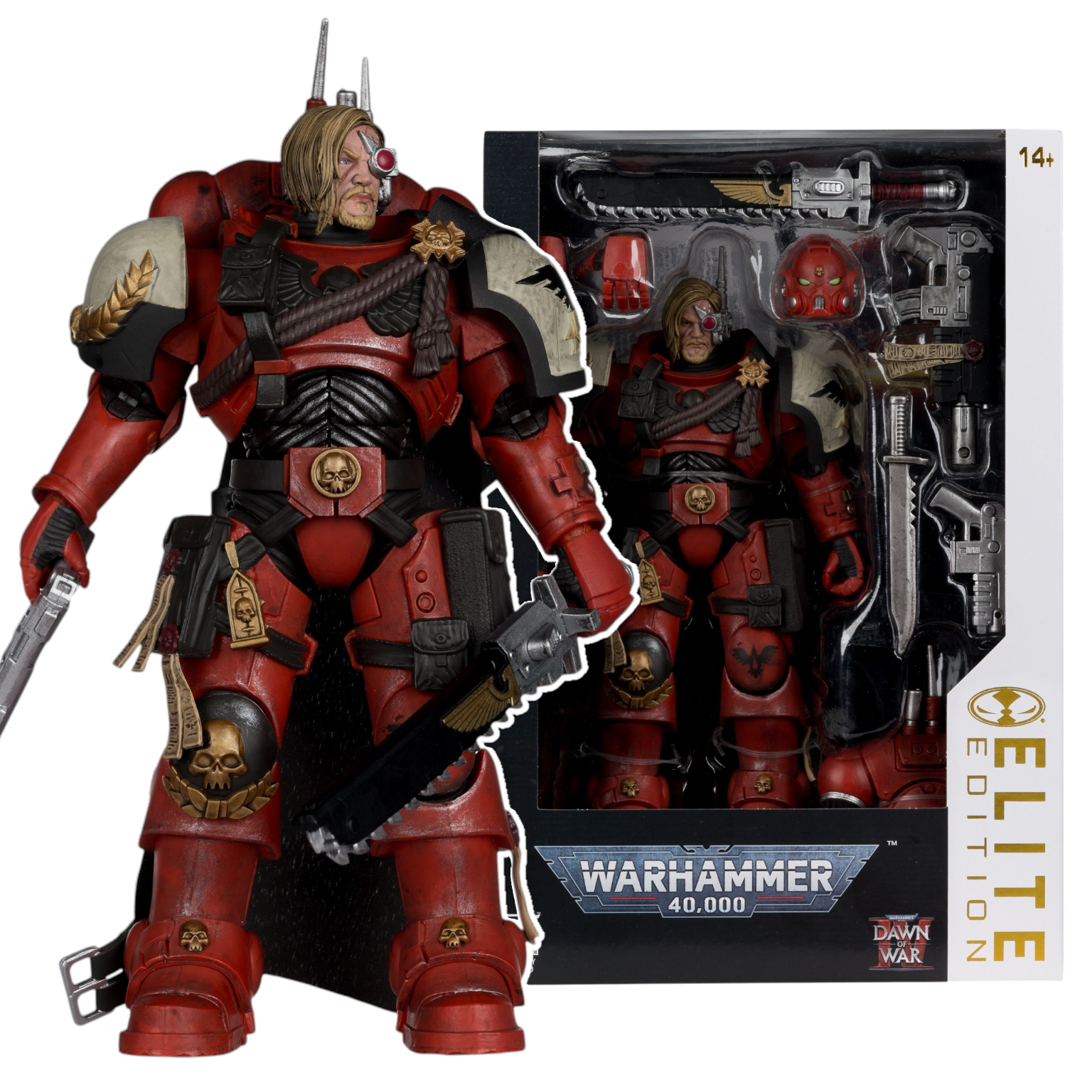Фигурка Капитан Сайрус в броне Фобос "Warhammer 40000" от McFarlane Toys