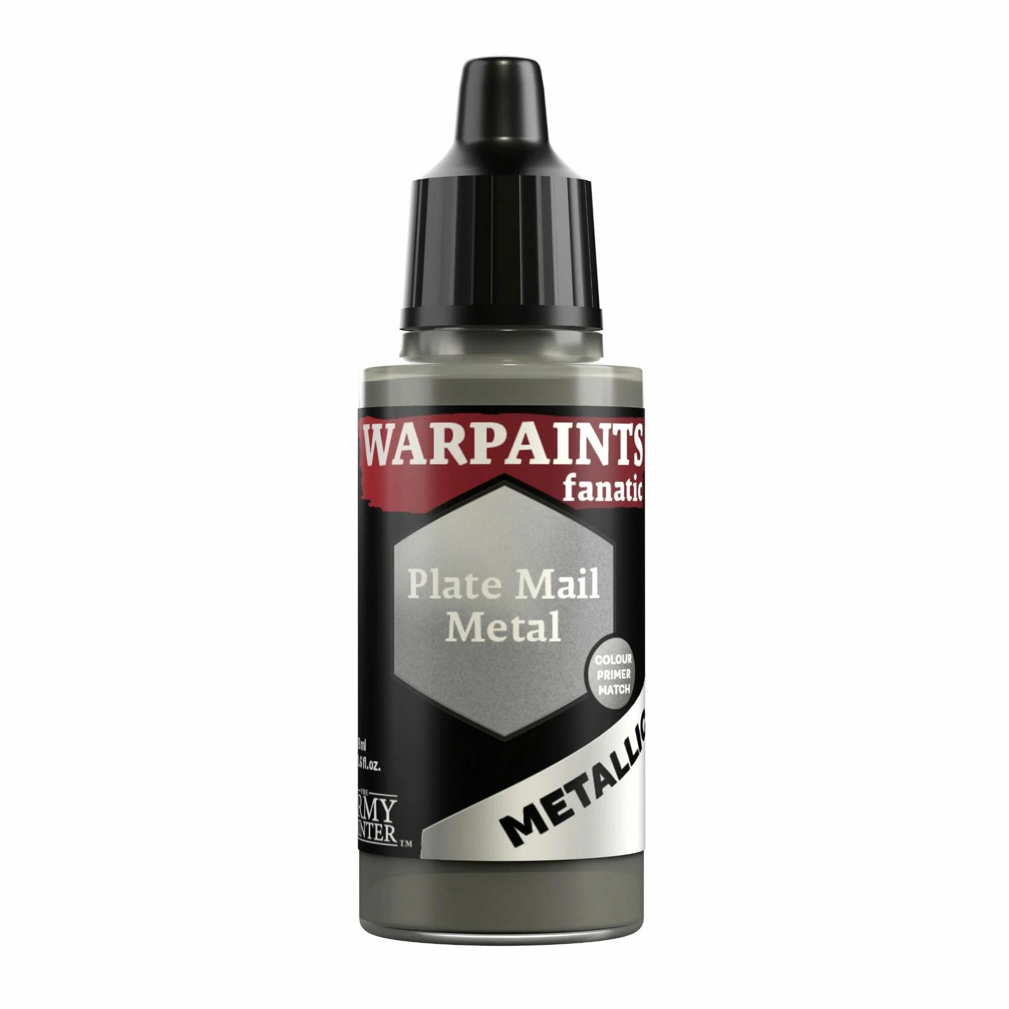 Краска для моделизма Warpaints Fanatic Metallic: Plate Mail Metal
