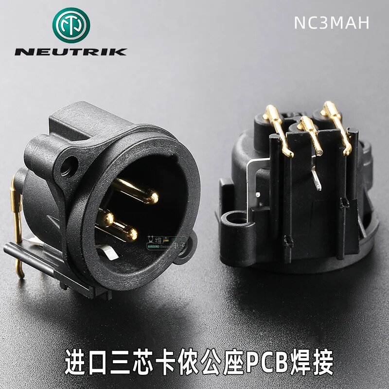 REAN 3-контактные XLR разъемы для монтажа на плате NC3MAH