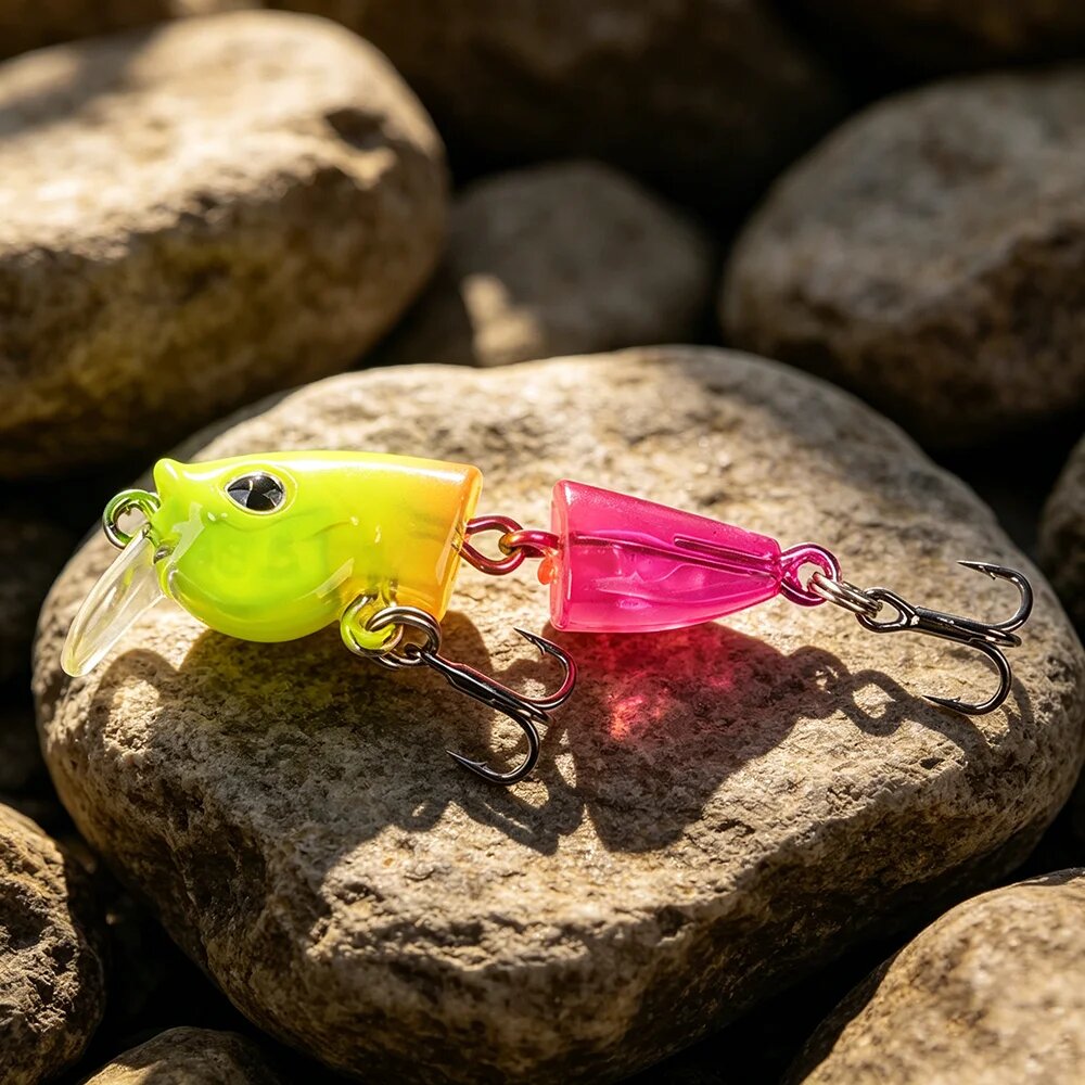 TeStar Mini Swimbait 2.5g 3.5g для форели и окуня Розовый, 3.5g, B