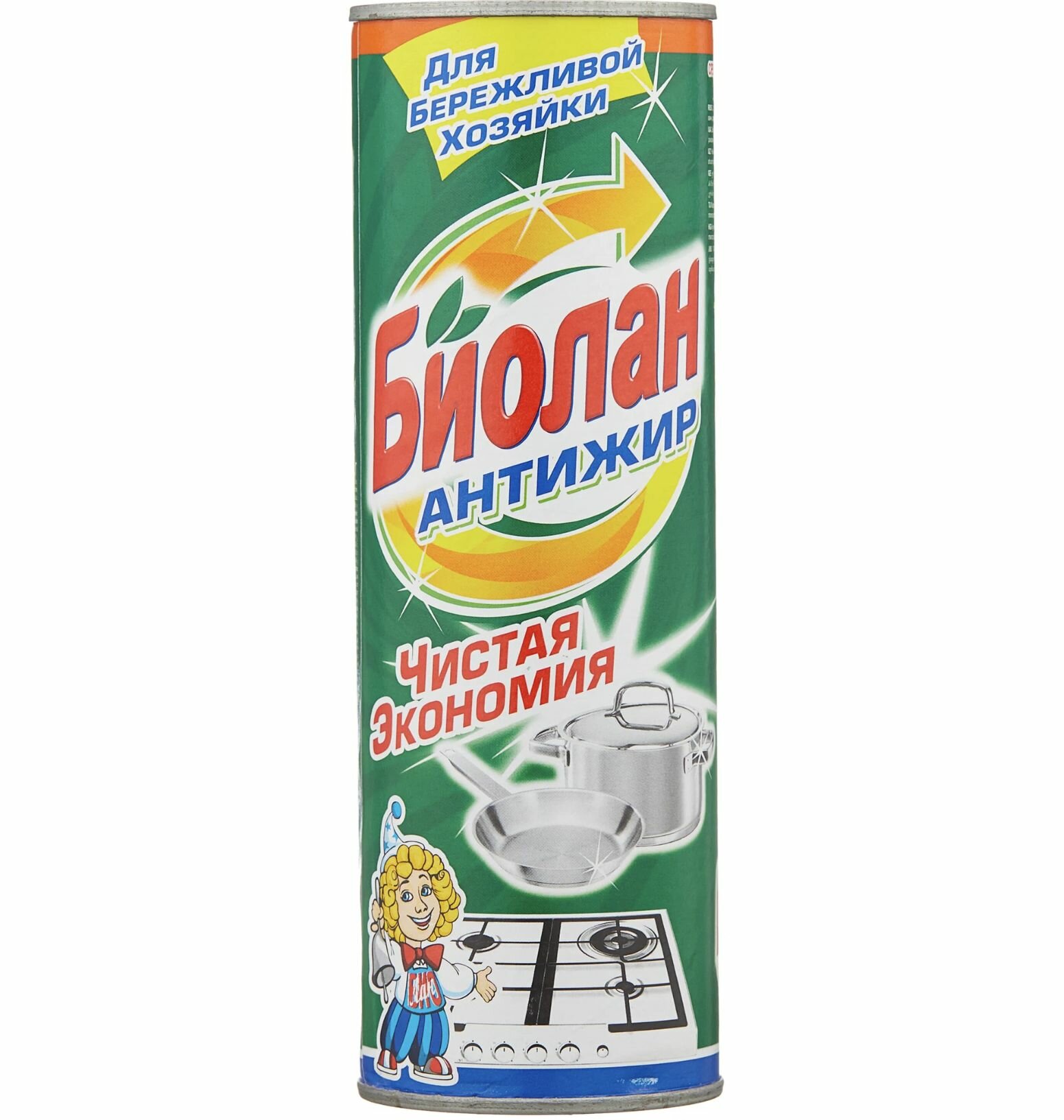 Биолан - Порошок чистящий для кухни Антижир 400 г