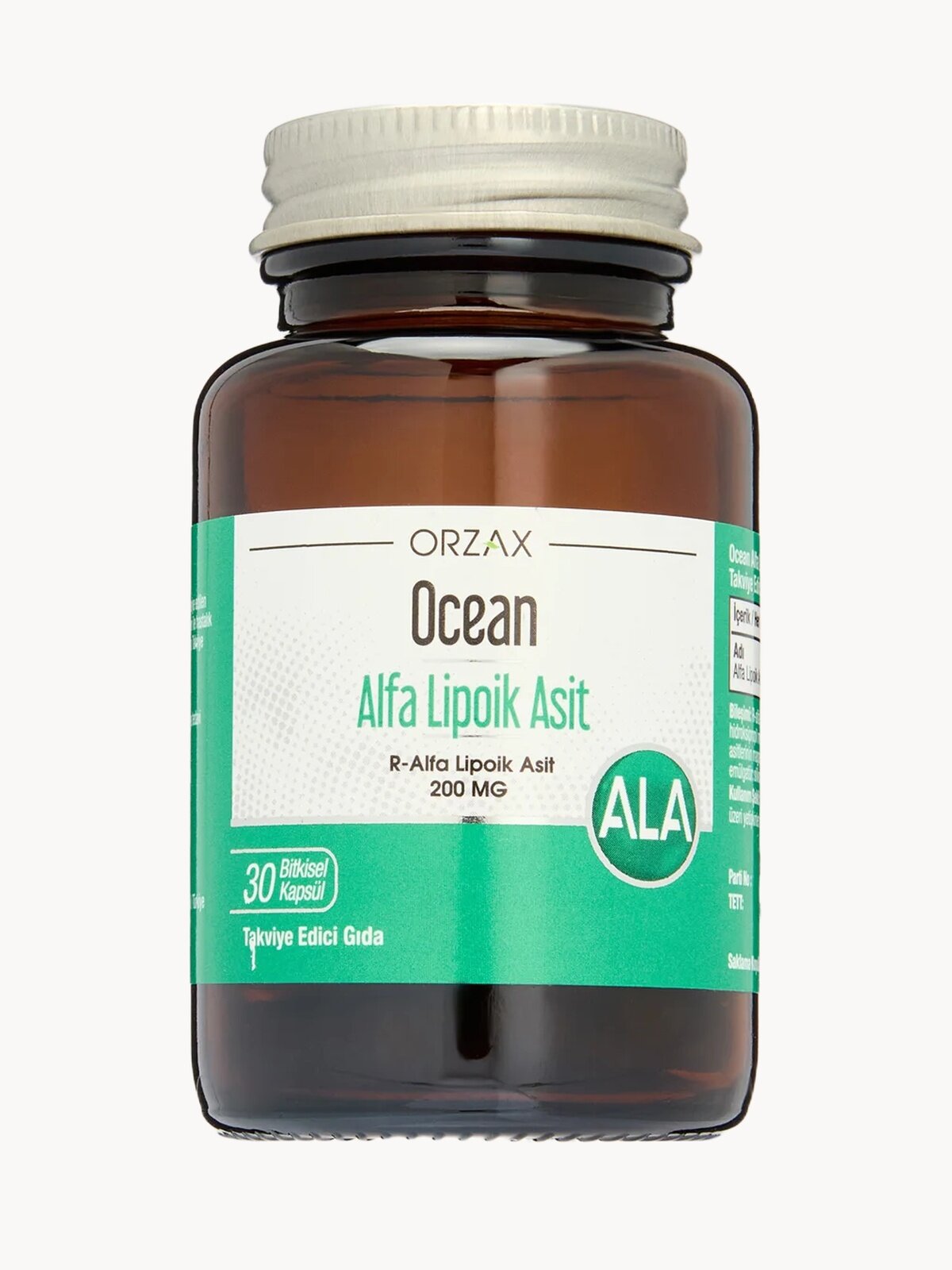 Альфа - липоевая кислота для похудения и детокса БАД Orzax Ocean Alpha Lipoic acid (30 таблеток)