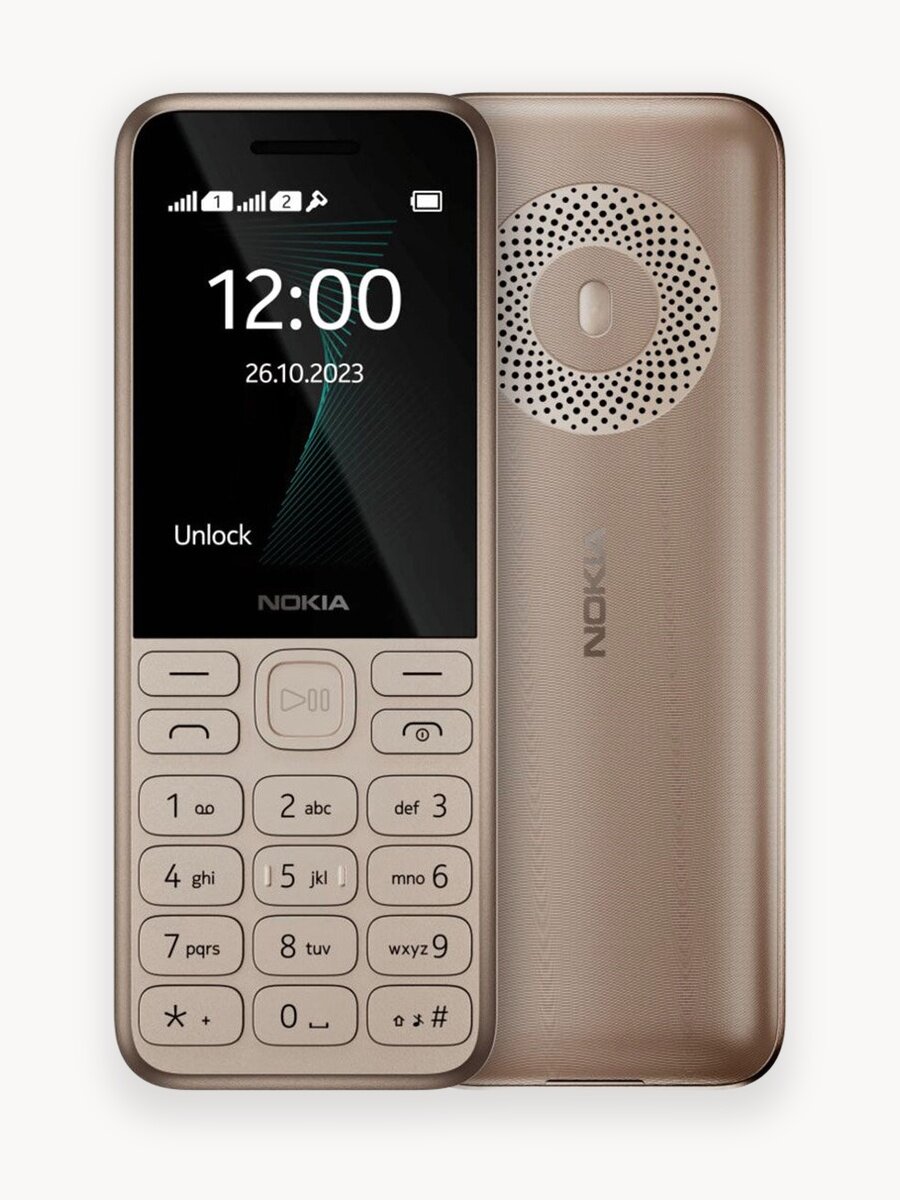 Громкий телефон нокия с большим экраном, кнопками, без камеры, без блютус, без интернета, радио, игры, подсветка, 2 SIM